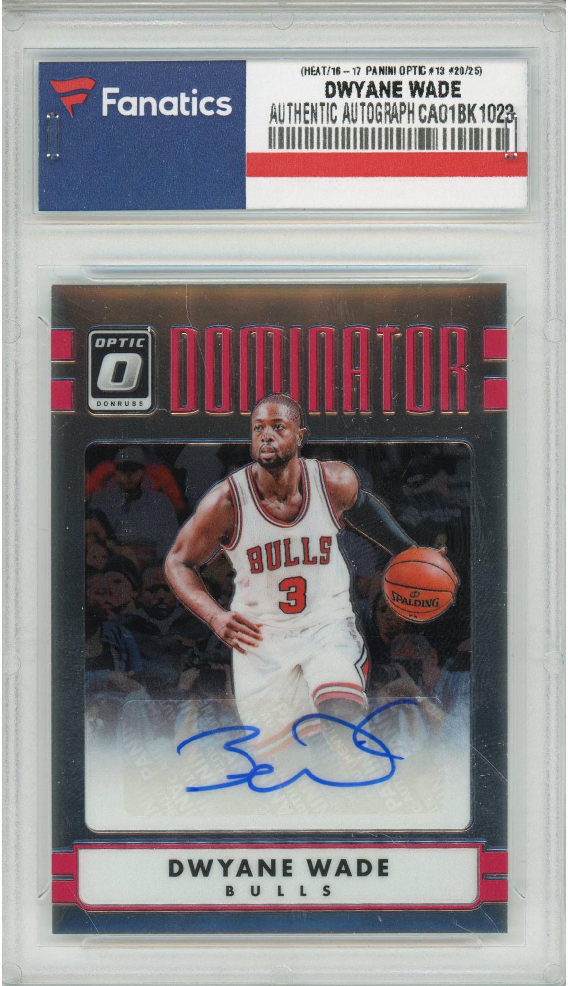 Memorabilia Art & Collectibles Dwyane Wade Autographed card etna.com.pe