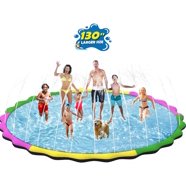Dimple Splash Pad 67" Large Kids Sprinkler Play Mat for Toddlers Water ...