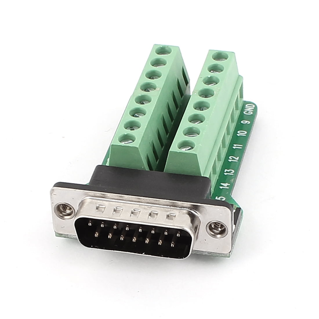 D-SUB DB15 VGA Male Adapter 15Pin to Terminal PCB Board Connectors