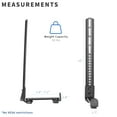 VIVO Adjustable Soundbar Mount for Wall Mounted TV Supports 20 to 45 ...