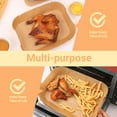 150 Pc Disposable Air Fryer Liners, Rectangular Parchment Paper for ...