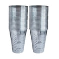 Graduated Disposable Ultra Clear Plastic Measuring Cups, 8oz/240ml ...