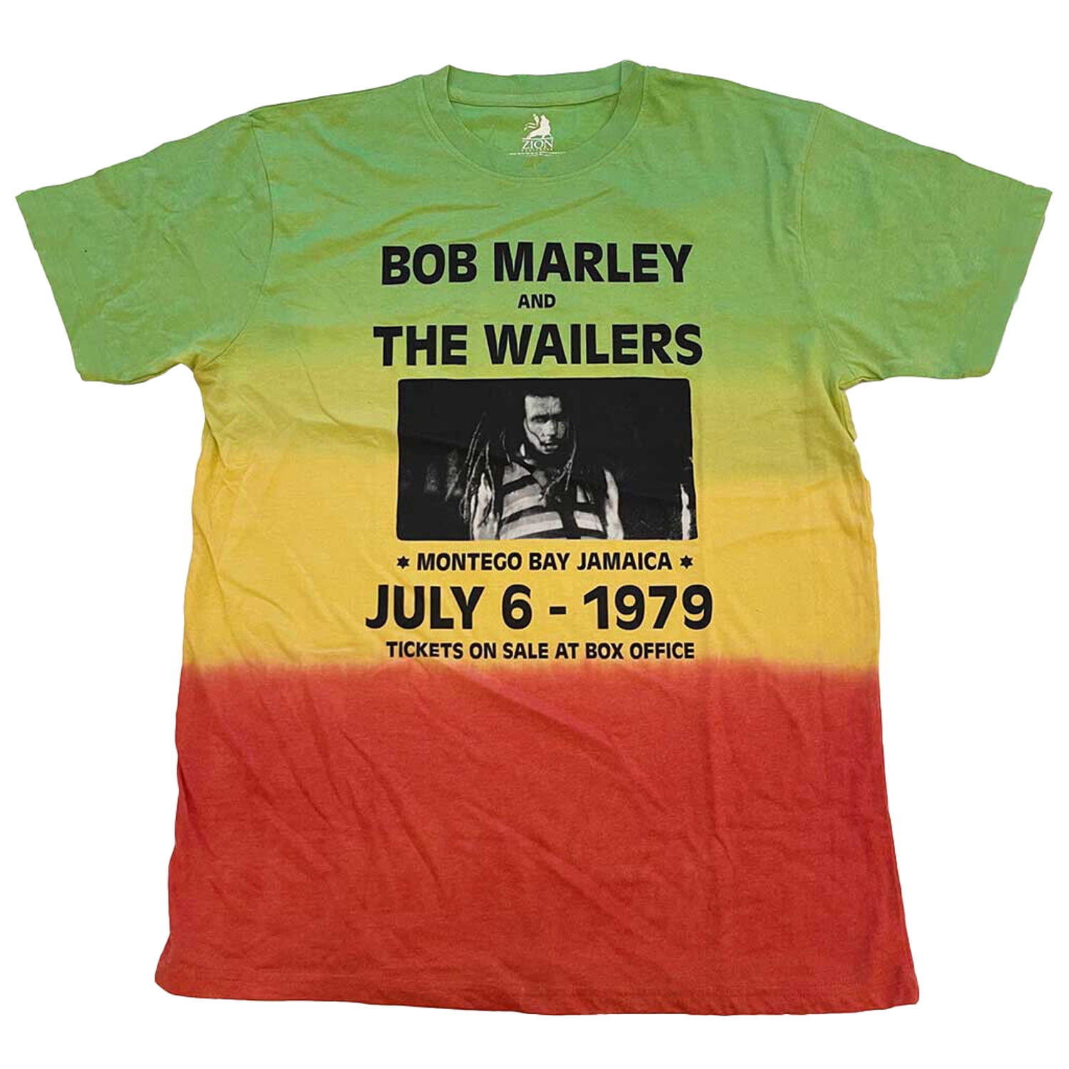 Click here for Bob Marley Adult Montego Bay Dip Dye T-Shirt M prices