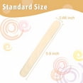 XIBUFE 1500 Wooden Popsicle Sticks for Crafts,6 Inch Wood Craft Sticks ...