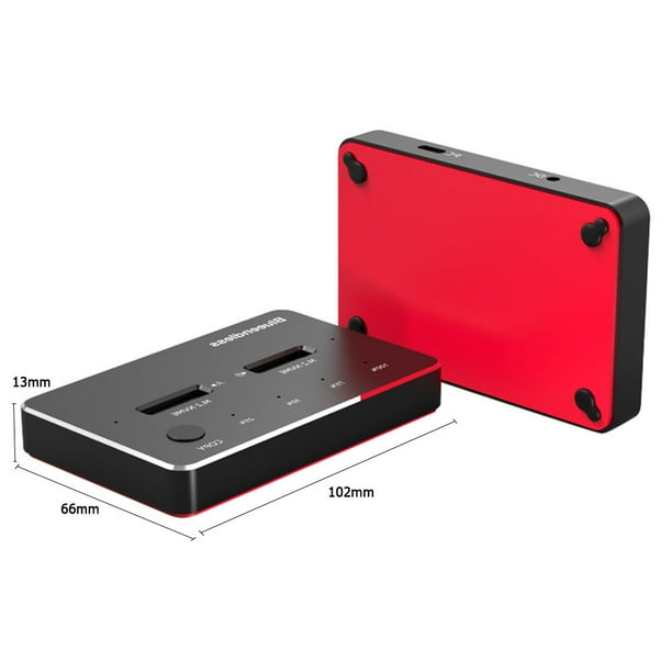 Base Ssd USB 3.1 M.2 SATA NVME Dual-Bay SSD Enclosure Dock Station Lector clon sin conexión ...