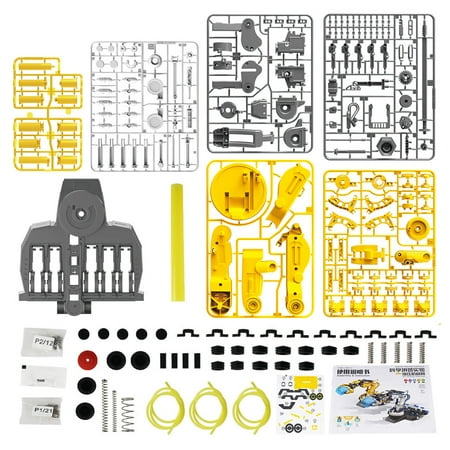 Hydraulic Robot Arm, DIY Assembly Rotatable Hydraulic Mechanical Arm ...