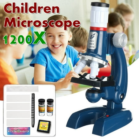 1200X 400X 100X Biological Microscope Monocular LED Children ...