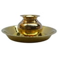 Kalsa Parai Puja Accessory Gifts Pooja Thali Om Gayatri Mantra Brass ...