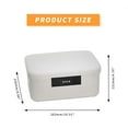 Ciwanning 9L Secure Storage Box With 4 Digit Code Lock ABS Privacy ...