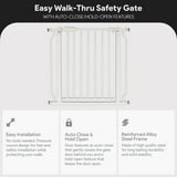 BalanceFrom Easy Walk-Thru Safety Gate for Doorways and Stairways with ...