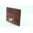 MICHAEL KORS 35S3G6RD3B REED DARK CHERRY WITH GOLD HARDWARE PEBBLED ...