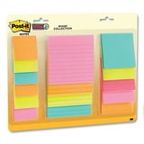 Pads in Supernova Neon Colors, (6) Unruled 2" x 2", (5) Unruled 3" x 3 ...
