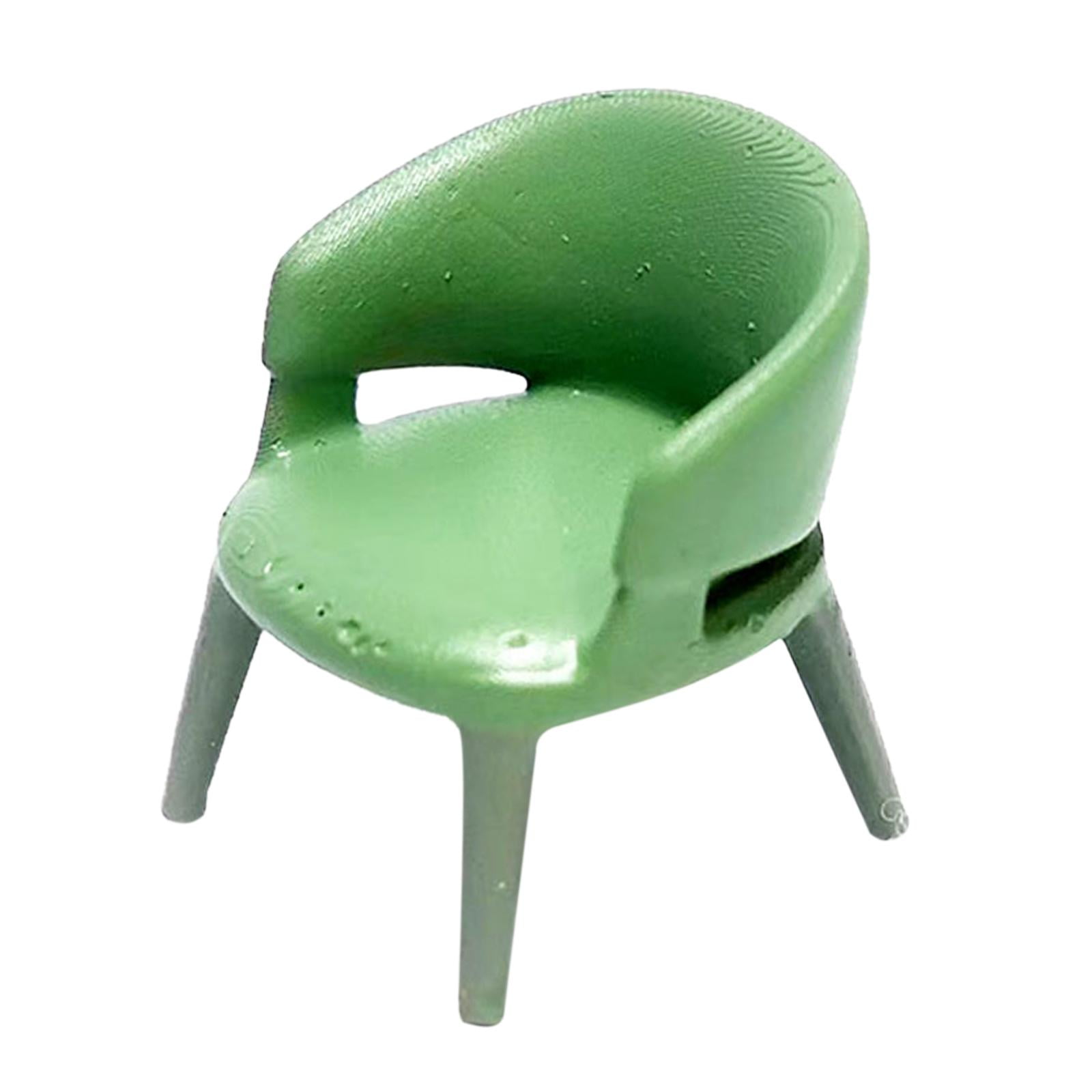 1:87 Scale Arm Chair 1/87 Scale Chair Model Miniature Furniture Realistic 1/87 Tiny Chairs for ...