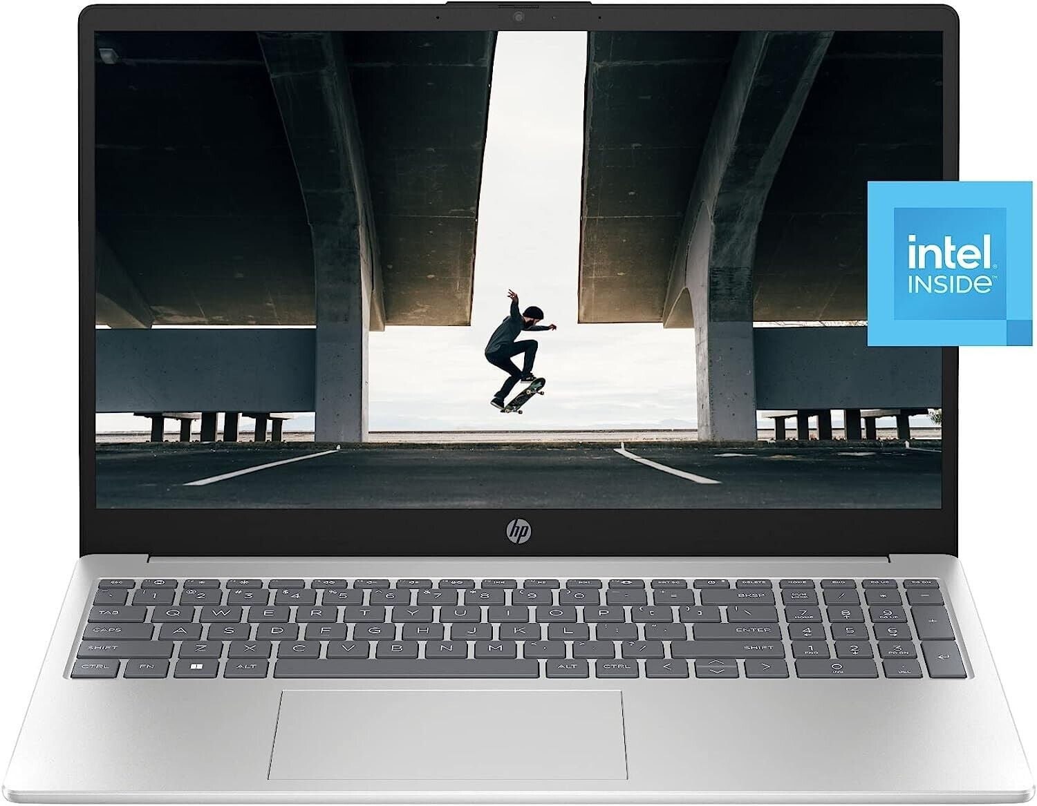 HP 15 Laptop, HD Touchscreen, Intel Processor N200, 4 GB RAM, 128 GB ...
