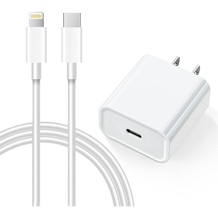 iPhone 12 Charger, USB C Wall Charger Fast Charging 20W PD Adapter(ETL ...