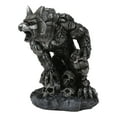 Steampunk Robotic Werewolf Crushing Skull Statue Lycan Cyborg Wolf ...