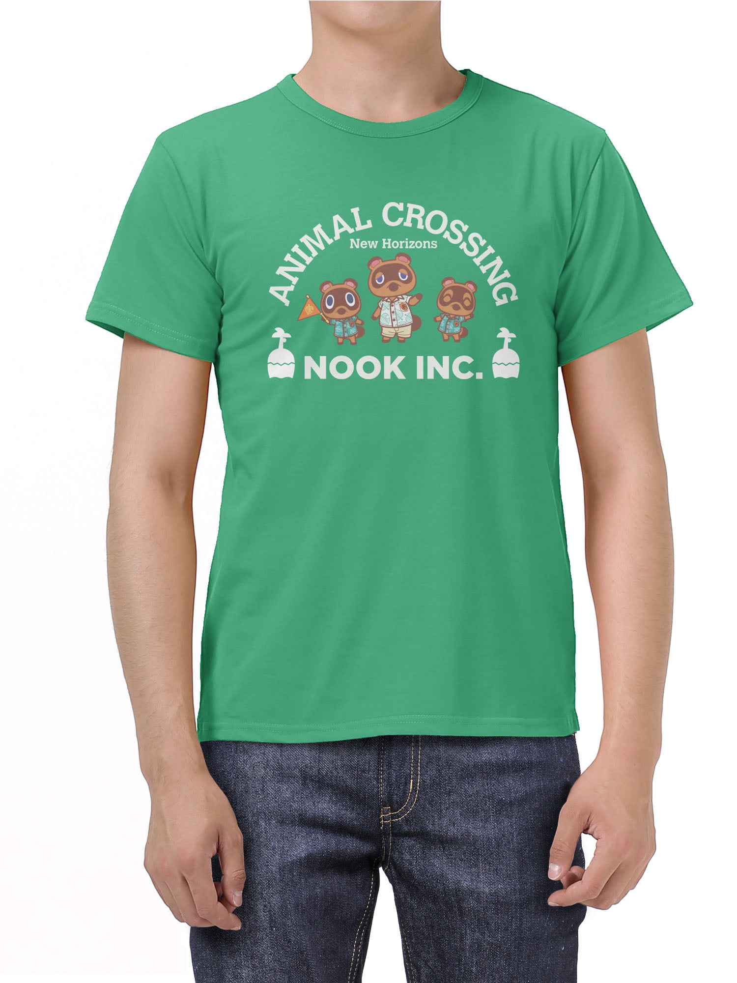 Animal Crossing Men's & Big Men's Nook Inc. Short Sleeve Graphic Tee ...