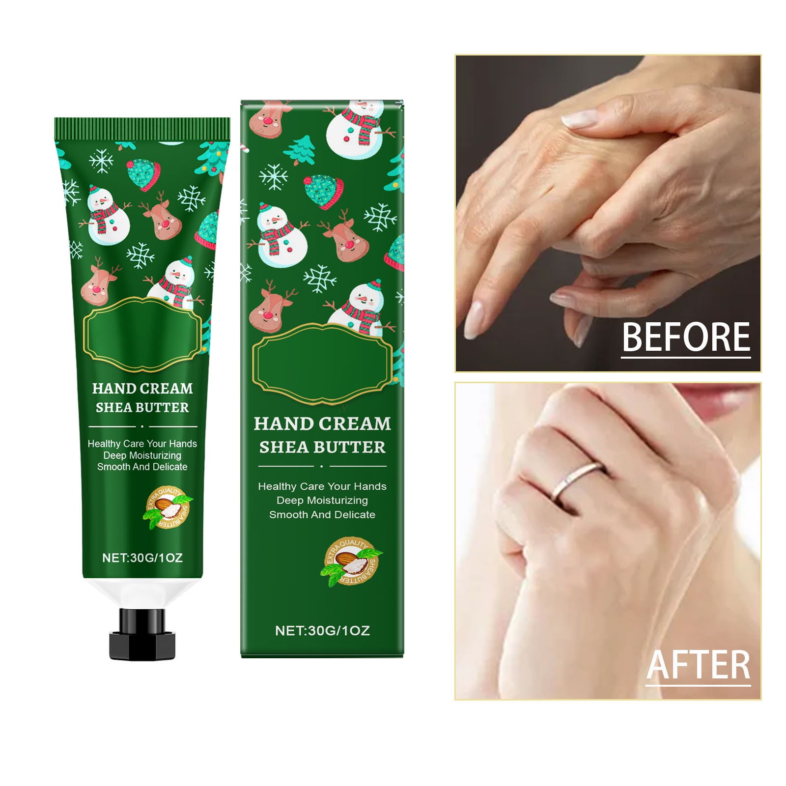 onlyliua Ofertas Crema de Manos Hidratante y Manteca de Karité y Extractos Vegetales Crema de ...