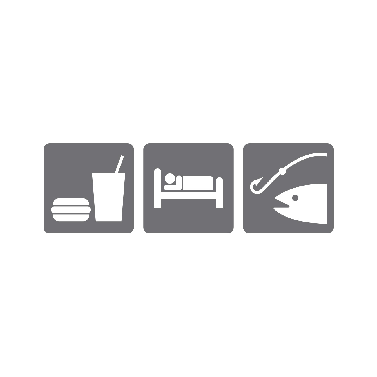 Eat Sleep Fish Sticker Decal Die Cut - Self Adhesive Vinyl ...