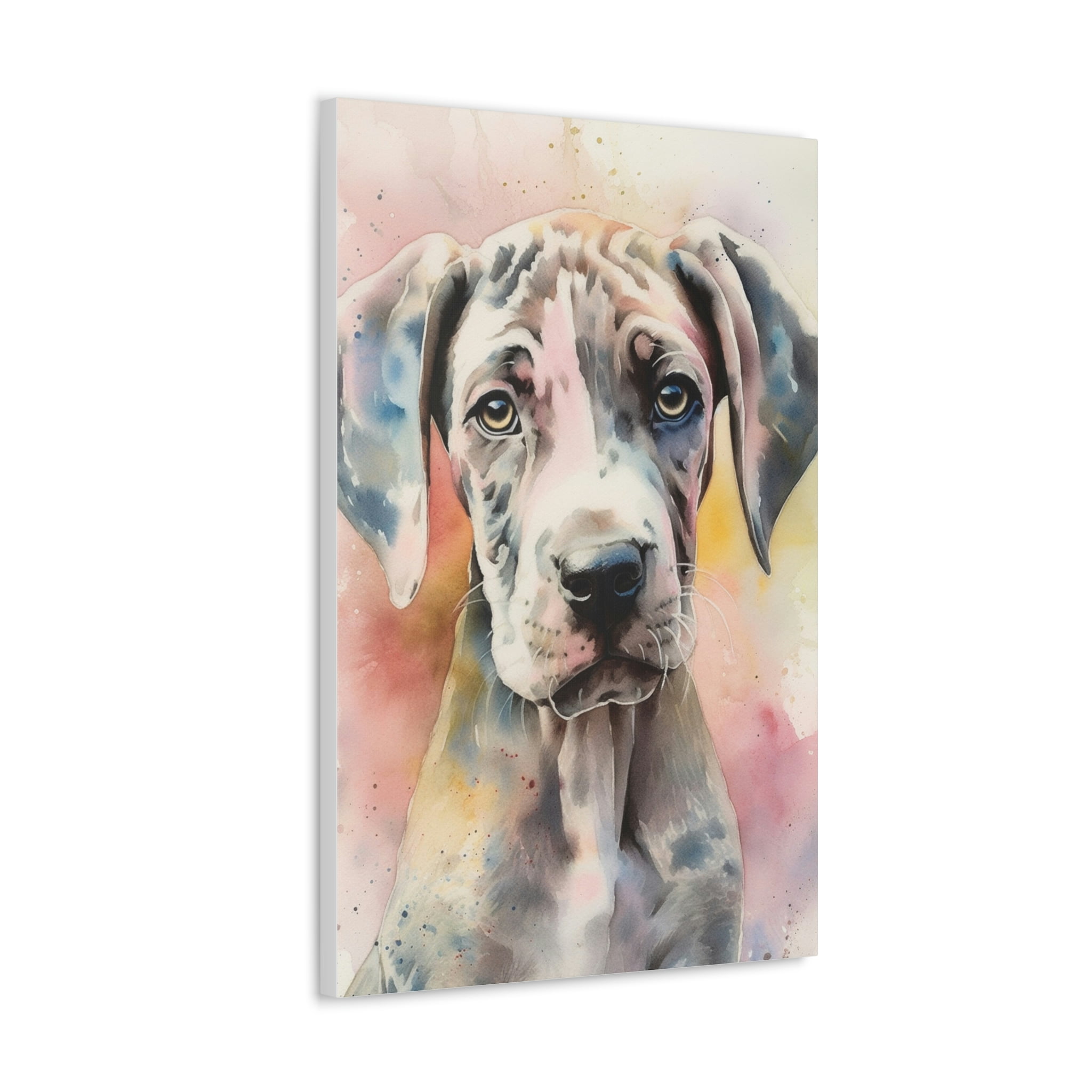 Watercolor Great Dane Painting 3 - Nursery Collection - Bedtime Stories ...