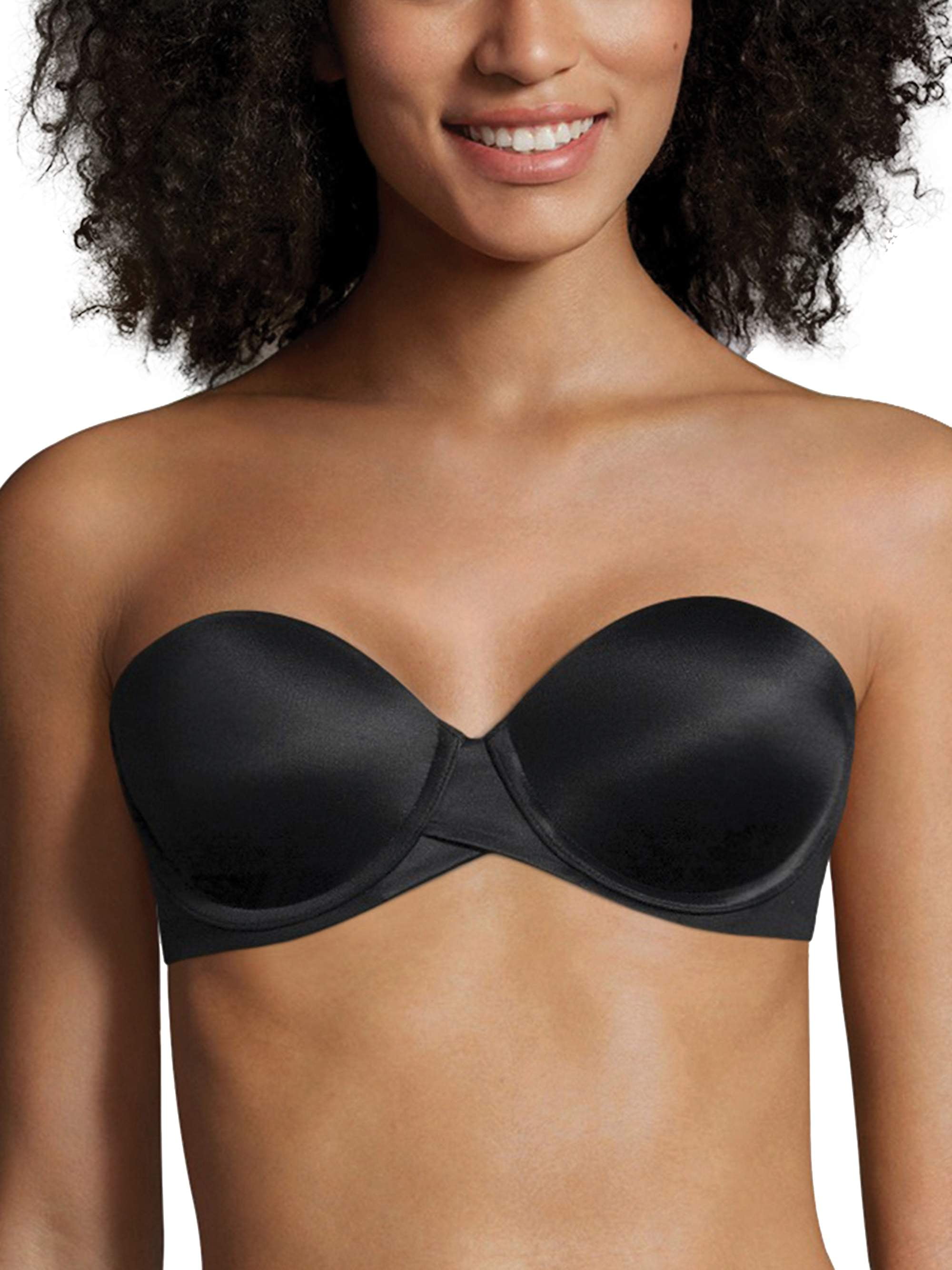 Maidenform Sweet Nothings Womens Stay Put Strapless Push Up
