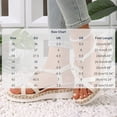 Byworldtasic Women's Shoes Bohemian Wedge Sandals Braided Elastic Ankle ...