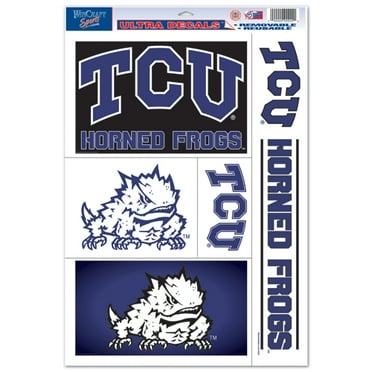 TCU Horned Frogs Logo 3D Chrome Auto Decal Sticker NEW Truck Car Rico ...
