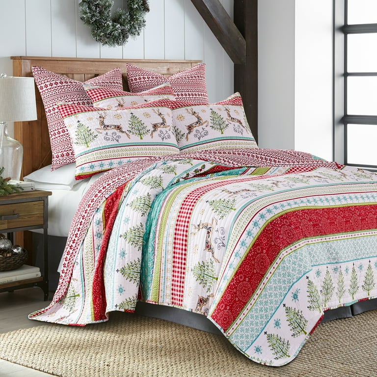 Levtex Home Merry & Bright - Comet & Cupid King Quilt Levtex Home Merry & Bright - Comet & Cupid King Quilt