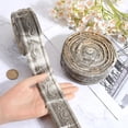 2 Rolls 91x1.6 Inch Foam Wallpaper Border Peel and Stick Wall Molding ...