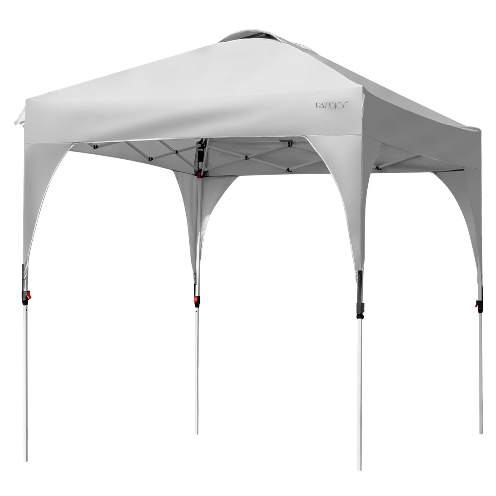 Patiojoy Pop-up Canopy Tent 6.6' x 6.6' Height Adjustable Commercial ...