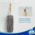 MR.Siga Lint Free Microfiber Duster with Bamboo Handle ,Reusable Duster ...