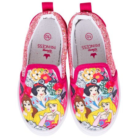 Disney Princesses Youth Vulcanized Outsole Slip On Shoe Sneakers-Size ...