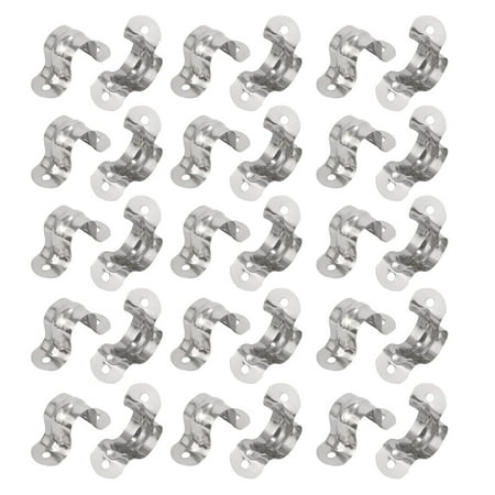 20mm Fitting Pipe Diameter 201 Stainless Steel Two Hole Strap 30pcs ...