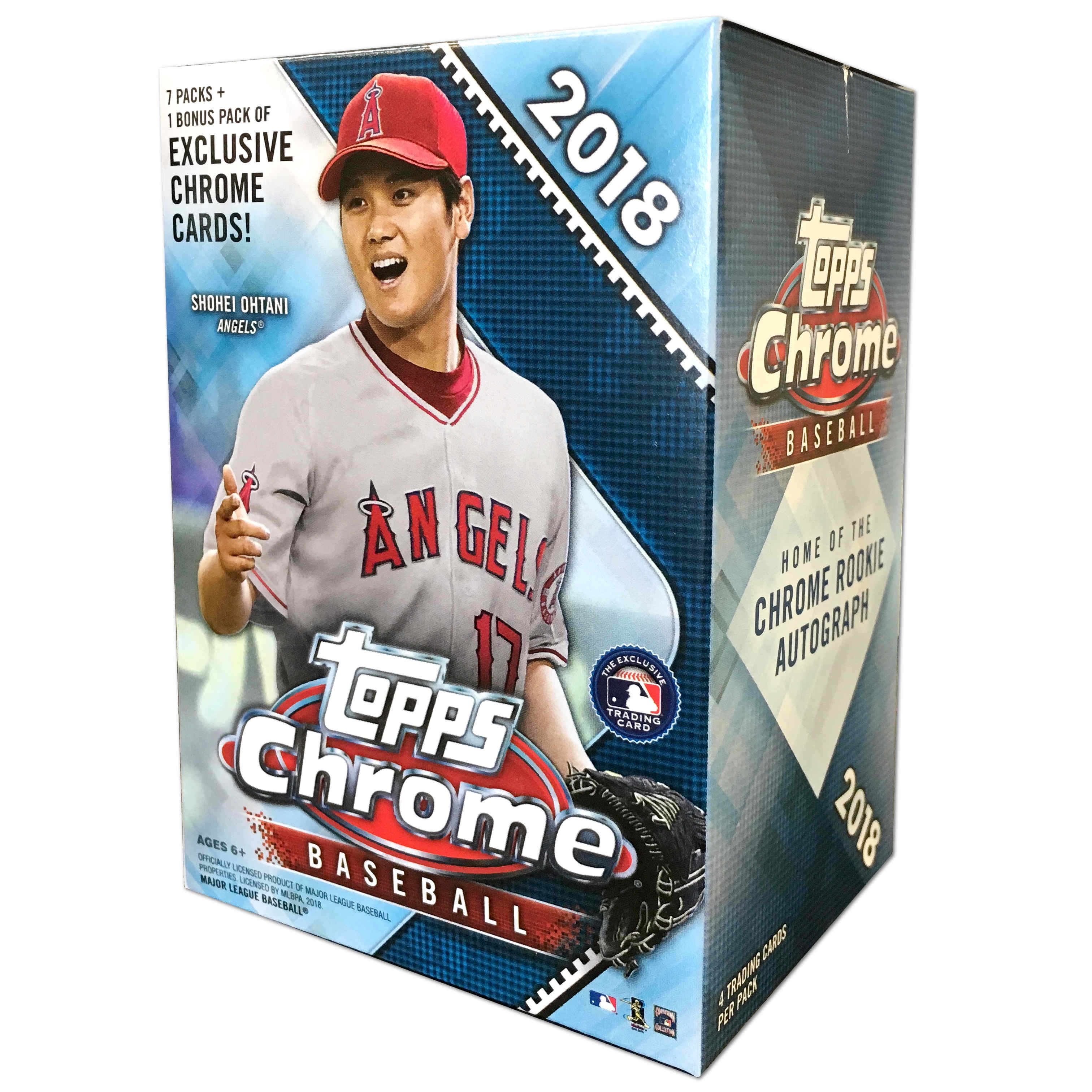 18 Topps Chrome MLB Baseball Value Box Trading Cards Walmart