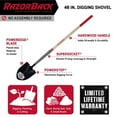 PowerEdge 48 in. Wood Handle Super Socket Digging Shovel - Walmart.com