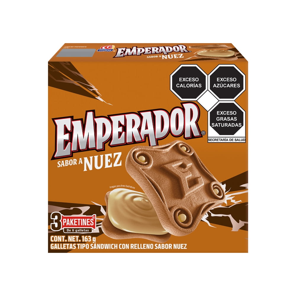 Galletas Emperador Nuez 163 g | Walmart en línea