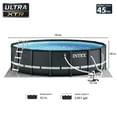 Intex 16' x 48" Ultra XTR Frame Above Ground Pool Set with 1500 GPH ...