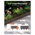 Steel Landscape Edging 5 Pack - 39 x 5in Rustproof Garden Border, Brown ...