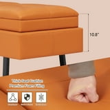Kinbor Reception Chairs Modern Entryway Bench, 3-Seat Waiting Room ...
