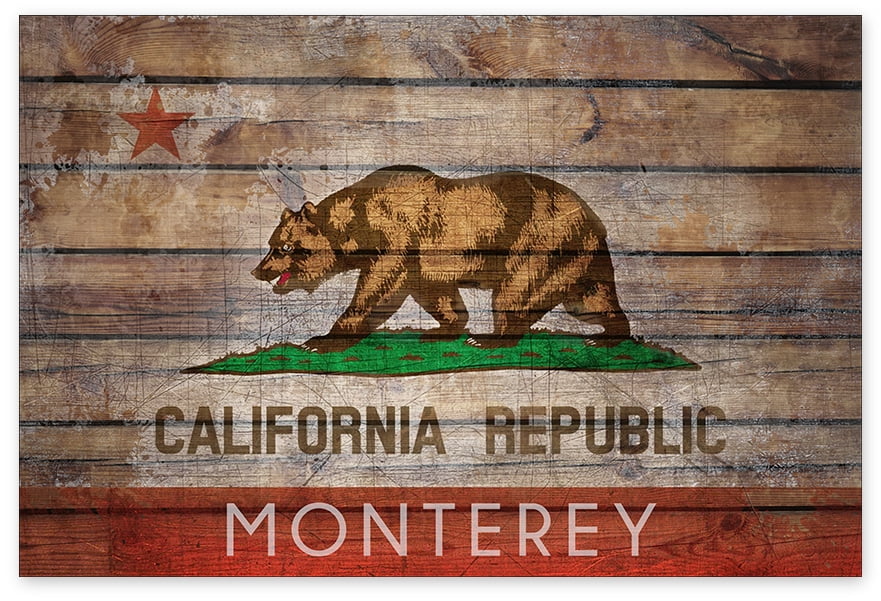 Awkward Styles Monterey Flag California Wall Art Decor Cali Flag ...