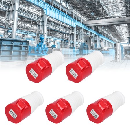 ANGGREK Sockets,5 Pcs Power Industrial Connector Waterproof Industrial ...
