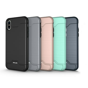 Clayco [Argos Series] Premium Hybrid Protective Wallet Case, Black ...