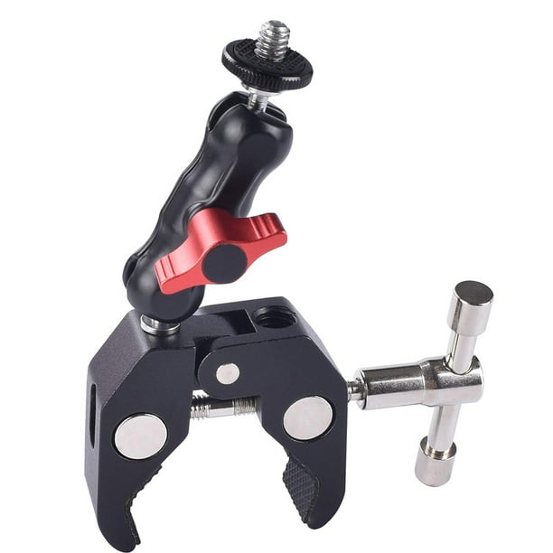 VONKY Universal Professional Camera 360-degree Rotation Ball Head Clamp ...