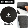 4 Pack Non-Woven Tree Mulch Rings, Reusable Weed Barrier Mats, Round ...