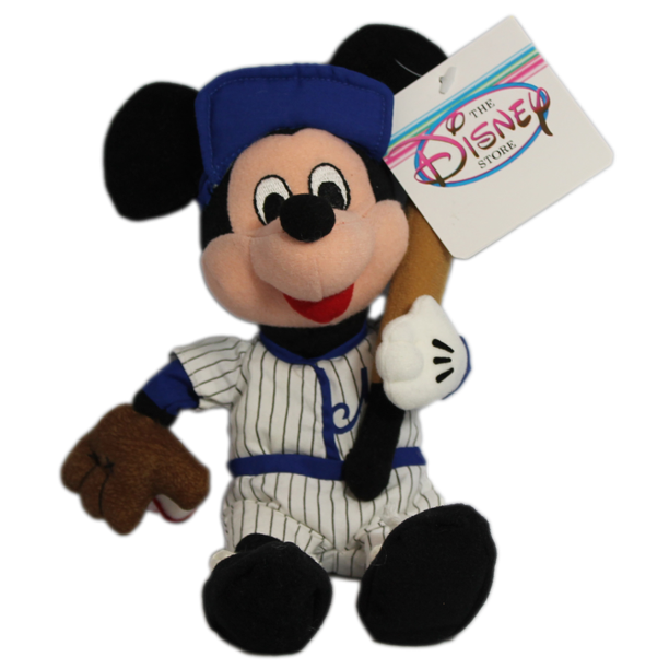 Disney Plush: Baseball Mickey Mouse | Stuffed Animal - Walmart.com