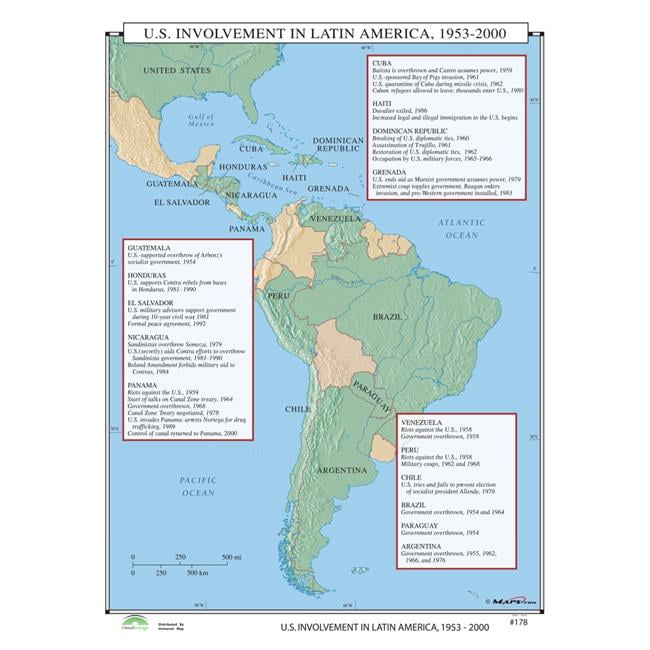 Univarsal 931000061178-36x49-LAM 36 x 49 in. No.178 US Involvement in ...