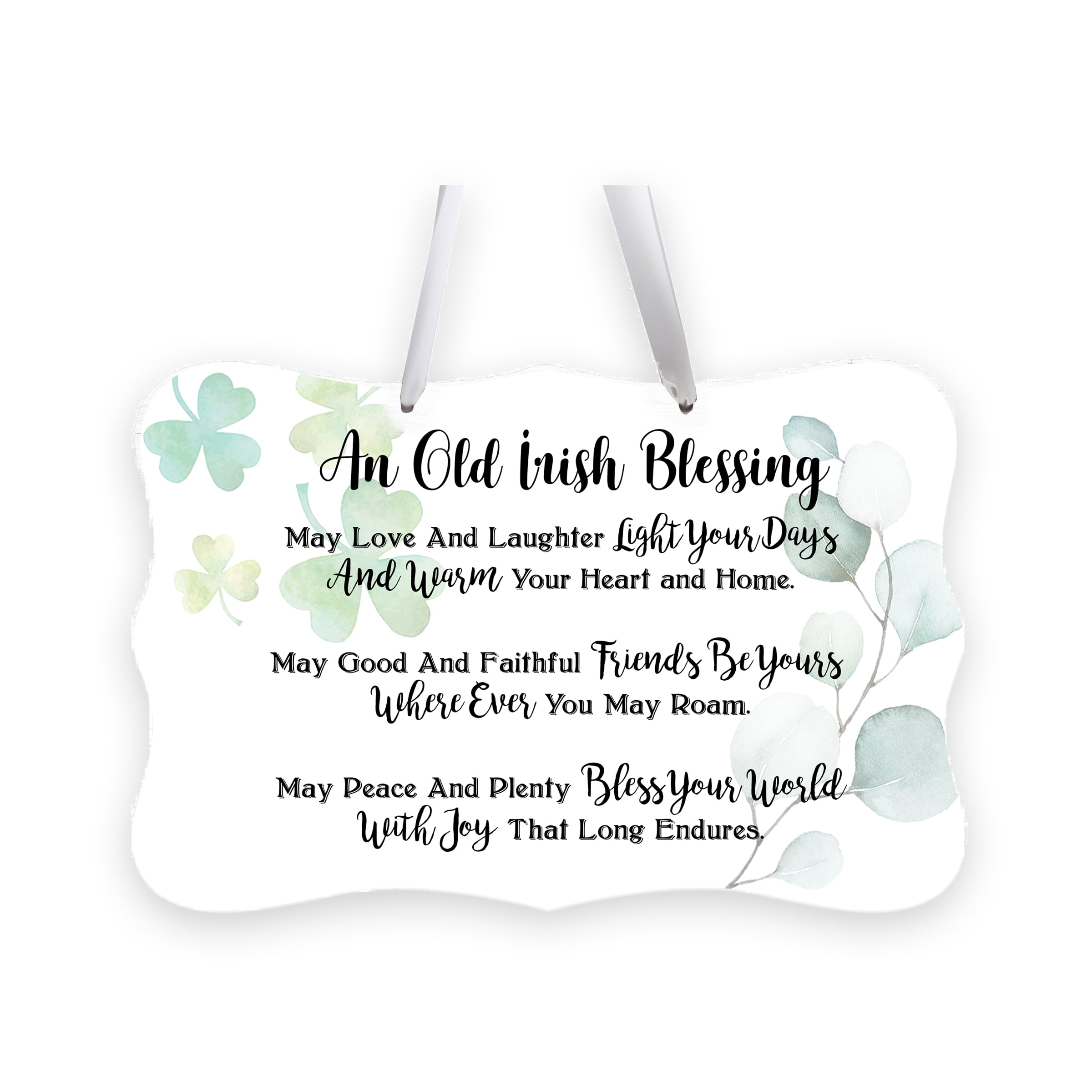 Lifesong Milestones Inspirational Irish Ribbon Wall Sign 8x12in - An ...