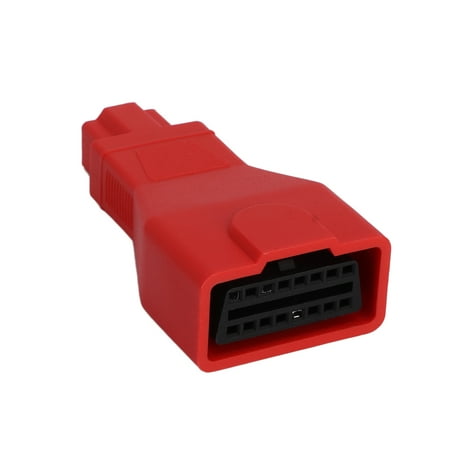 3 Pin OBD2 Connector, ABS Shell OBD2 Plug Red Anticorrosion Durable ...