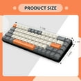 ZIYOU LANG RK-T8 Wired 65% Mechanical Gaming Keyboard with RGB LED Backlit Anti-ghosting TKL ...