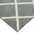 Mainstays Diamond Plush Grey Indoor 30" x 45" Accent Rug - Walmart.com